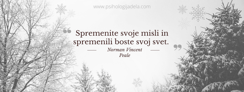 Misli navdihujejo – PSIHOLOGIJA DELA